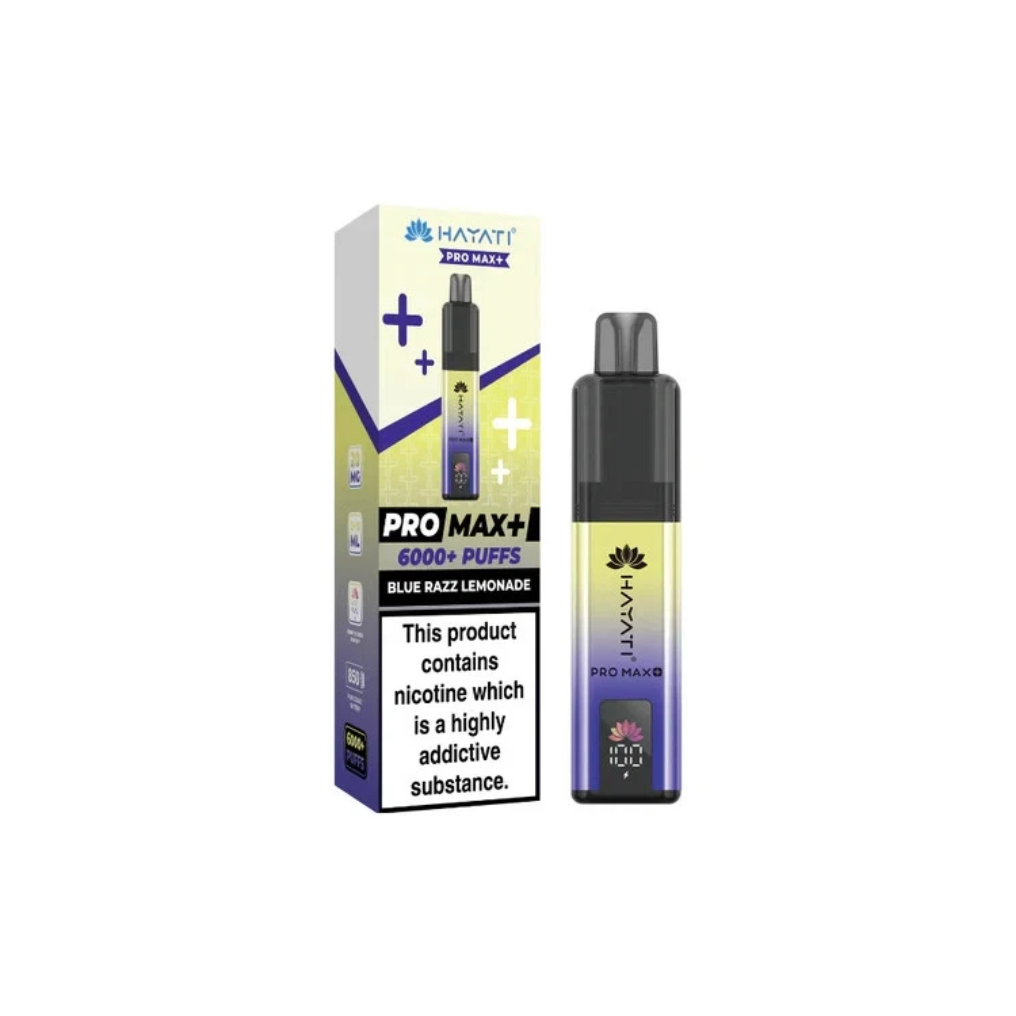Blue Razz Lemonade | Hayati Crystal Pro Max Plus 6000 Prefilled Pods ...